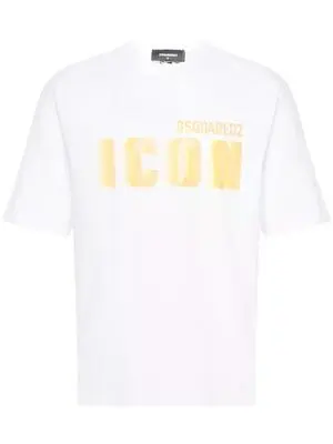 Dsquared2 Icon-print Cotton T-shirt - White