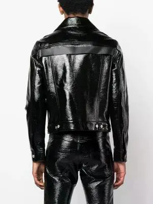 COURREGES High-shine Leather Jacket