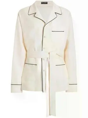 Dolce & Gabbana Pyjama Shirt - Neutrals