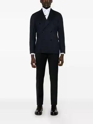 LARDINI Virgin Wool Suit - Blue