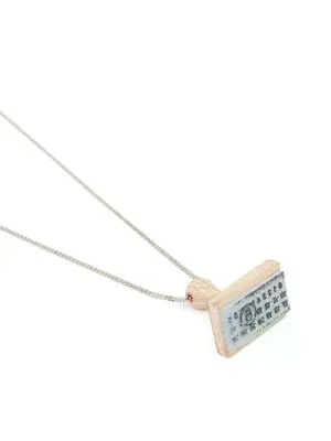 MAISON MARGIELA Stamp Pendant Necklace