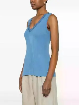 P.a.r.o.s.h Ribbed Tank Top - Blue
