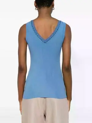 P.a.r.o.s.h Ribbed Tank Top - Blue