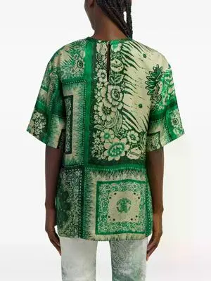 Roberto Cavalli Bandana-print T-shirt