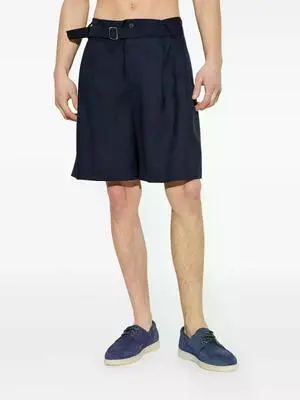 Jacquemus Pleated Belted Shorts