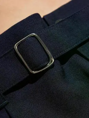 Jacquemus Pleated Belted Shorts
