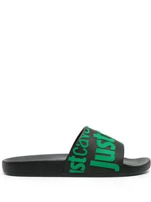 Just Cavalli Logo-embossed Slides