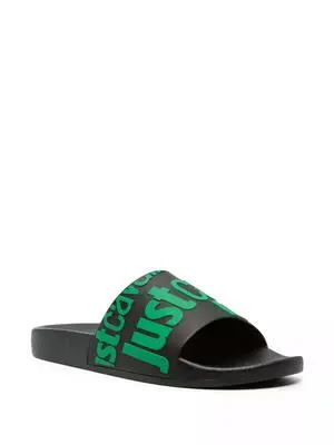 Just Cavalli Logo-embossed Slides