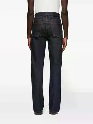 FERRAGAMO Logo-appliqué Straight-leg Jeans
