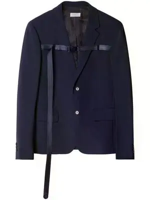 Off-White Buckled Single-breasted Blazer