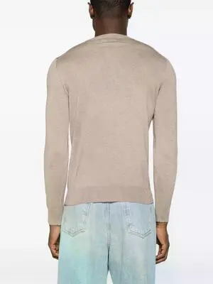 BALLANTYNE Crew-neck Fine-knit Jumper - Neutrals
