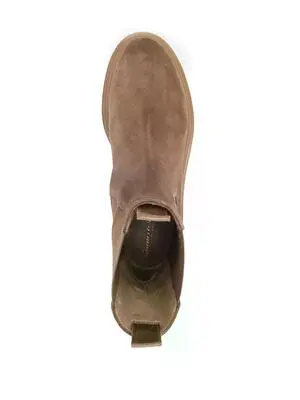 GIANVITO ROSSI Chester Suede Chelsea Boots - Brown