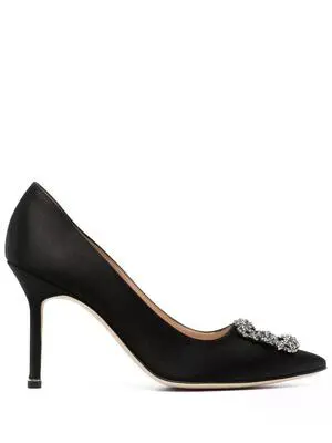 Manolo Blahnik Hangisi 90mm Pumps - Black