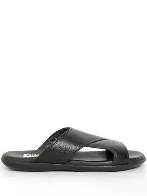 AMIR SLAMA Faux-leather Slides