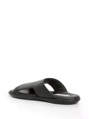 AMIR SLAMA Faux-leather Slides