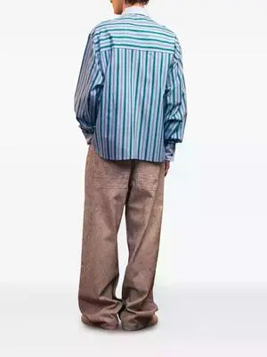 ROUGH. Striped Button-up Shirt