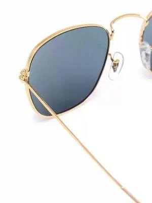 Ray-ban Frank Aviator-frame Sunglasses - Gold