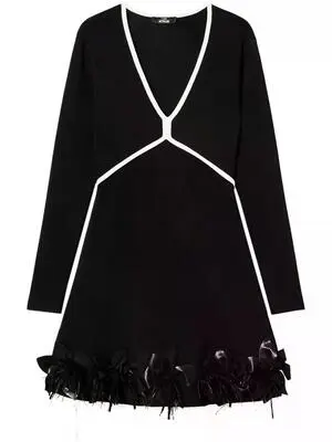 TWINSET Feather-detailing Mini Dress