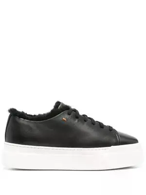 Santoni Leather Sneakers