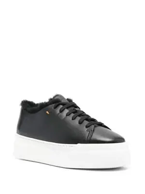 Santoni Leather Sneakers