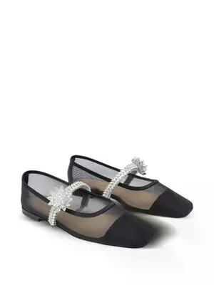 Mach & Mach Lotus Flower Ballet Flats