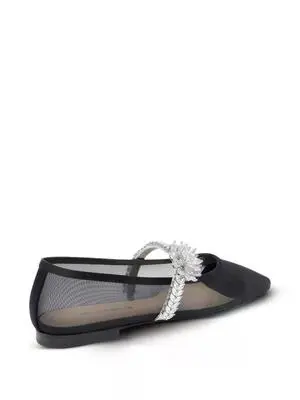 Mach & Mach Lotus Flower Ballet Flats