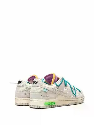 Nike X Off White Dunk Low Lot 36 Sneakers - Neutrals