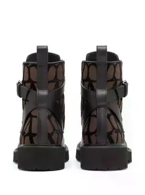 Valentino Garavani 35mm Vlogo Signature Combat Boots