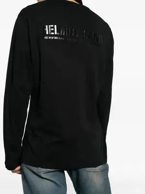 Helmut Lang Logo-print Long-sleeved T-shirt