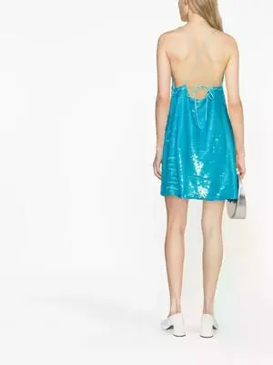 GANNI Sequin Slip Mini Dress