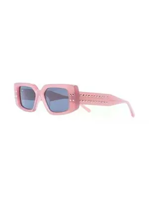 Valentino Garavani Rectangular-frame Sunglasses - Pink