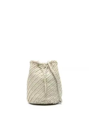Dragon Diffusion Pompom Double Jump Leather Bag