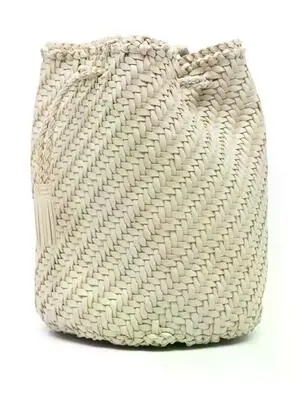 Dragon Diffusion Pompom Double Jump Leather Bag