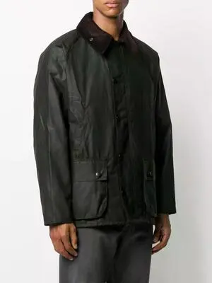 Barbour Bedale Waxed Cotton Jacket - Green