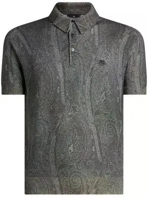 Etro Paisley-print Polo Shirt