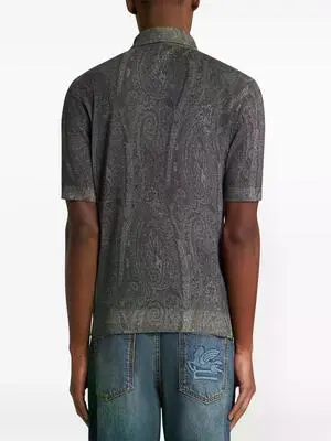 Etro Paisley-print Polo Shirt