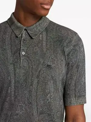 Etro Paisley-print Polo Shirt