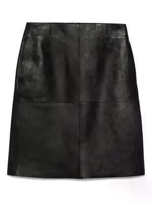 TOTEME Panelled Leather Midi Skirt