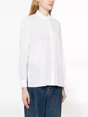 JAMES PERSE Spread-collar Poplin Shirt