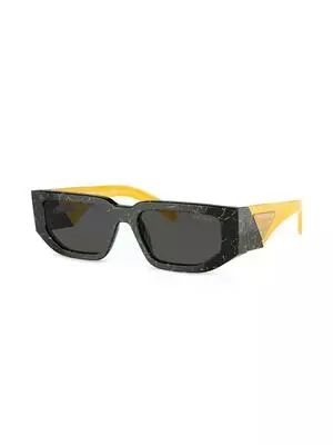 Prada Two-tone Logo-arm Sunglasses