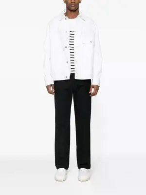 Valentino Garavani Raised Seam Straight-leg Trousers