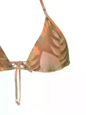 AMIR SLAMA Printed Triangle Bikini Set