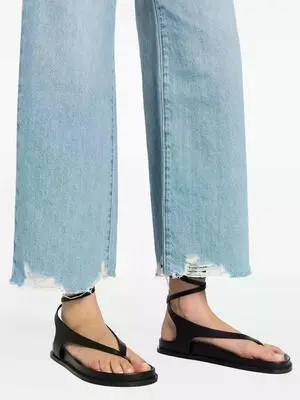 FRAME Le Jane High-rise Wide-leg Jeans