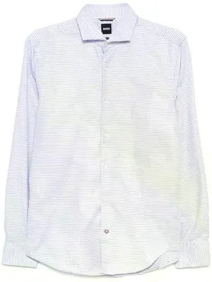 BOSS Patterned Shirt - Blue