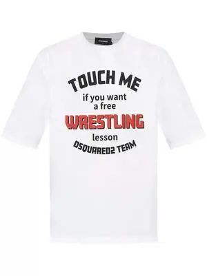 Dsquared2 Slogan-print Cotton T-shirt