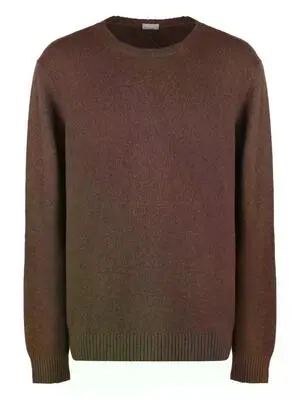 Malo Cashmere Crew Neck Sweater - Brown