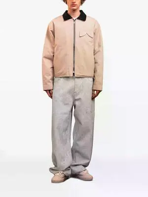 ROUGH. Faded Wide-leg Jeans