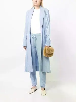 TEDDY CASHMERE Venzia Open-front Cashmere Cardigan - Blue