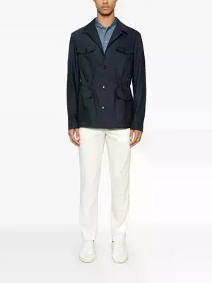 Canali Cotton Polo Shirt - Blue