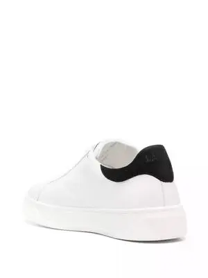 LANVIN Logo Patch Lace-up Sneakers